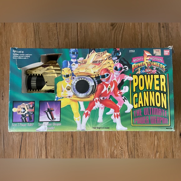 Toys | Vintage 9s Bandai Mighty Morphin Power Rangers Power Cannon With ...